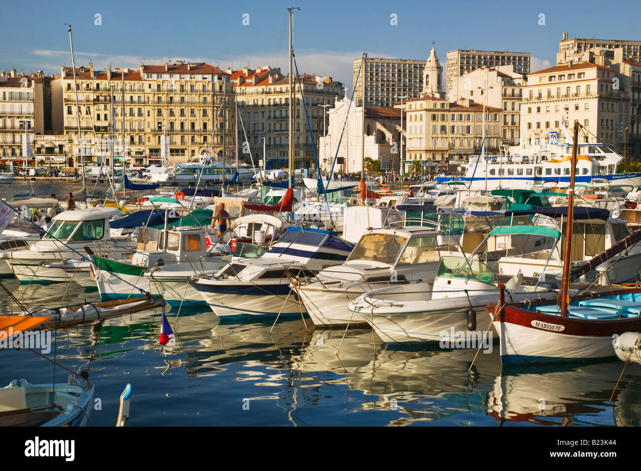 Marseilles port evening hi-res stock photography and images - Alamy