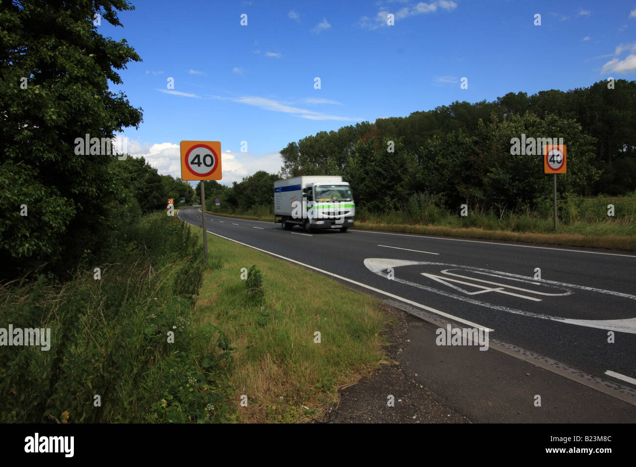 A busy rural road Stock Photo - Alamy