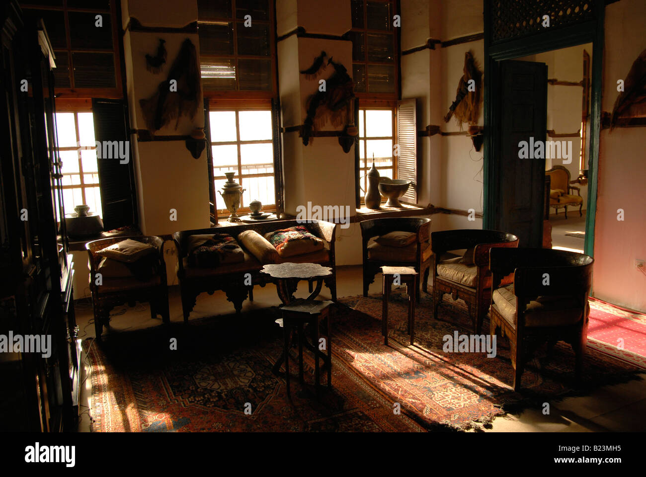 The living quarters of Naseef House in Old Jeddah which belonged to one ...