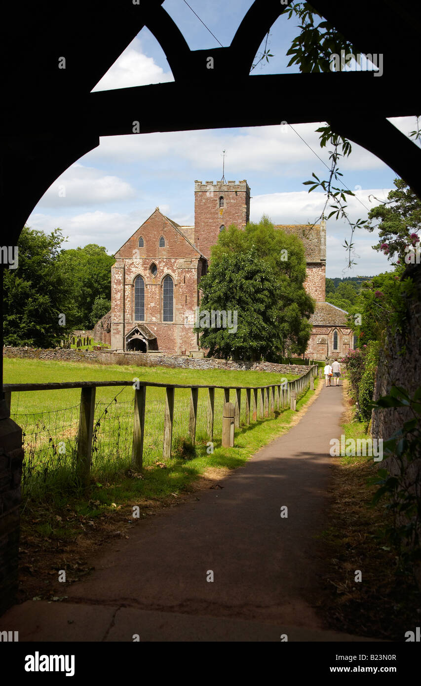 Dore Abbey and Church, near the Village of Abbey Dore in Herefordshire ...