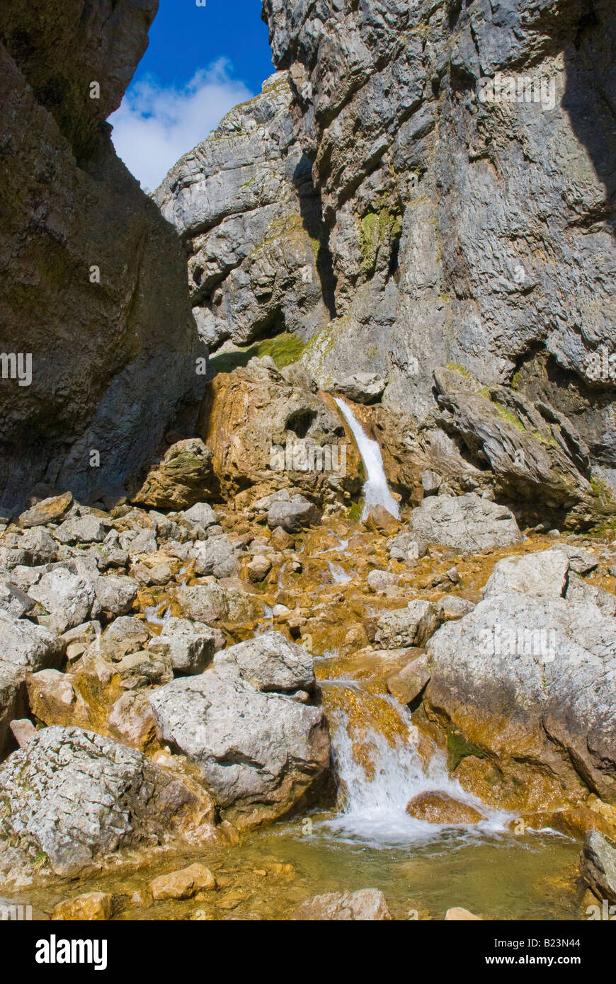 Gordale Scar Waterfall Stock Photo - Alamy