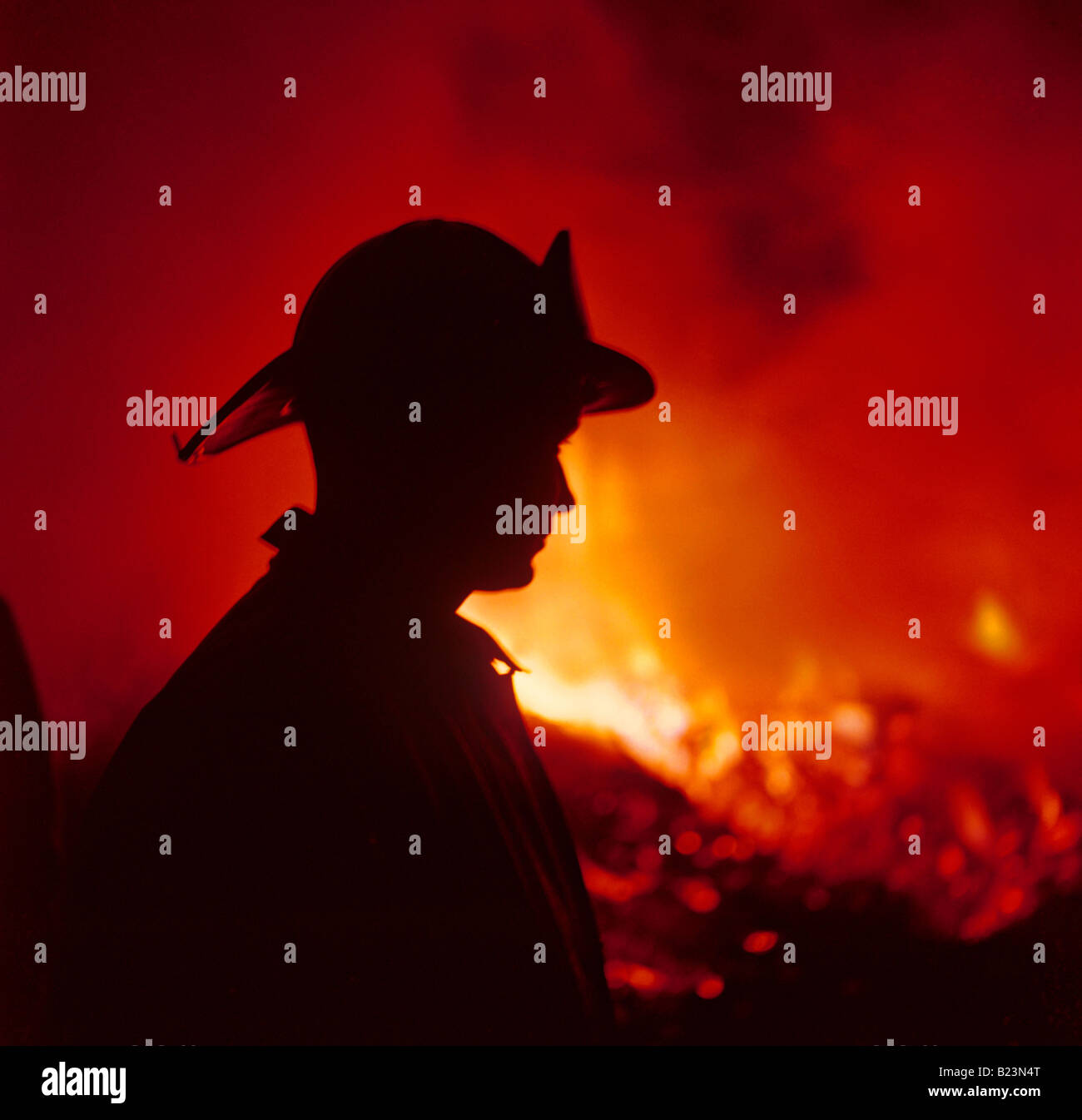 portrait of firefighter usa Stock Photo - Alamy