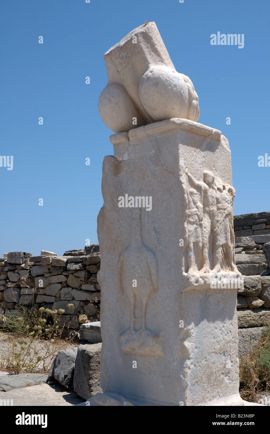 Phallus of delos hi-res stock photography and images - Alamy