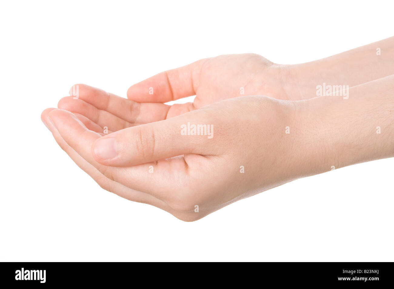 Open hands. Holding, begging, giving, showing concept Stock Photo - Alamy