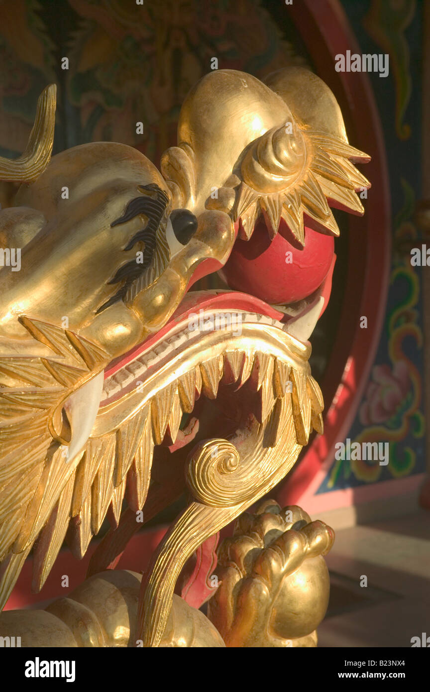 A dragon s head at Tua Pek Kong Temple Miri Sarawak Malaysia Stock ...