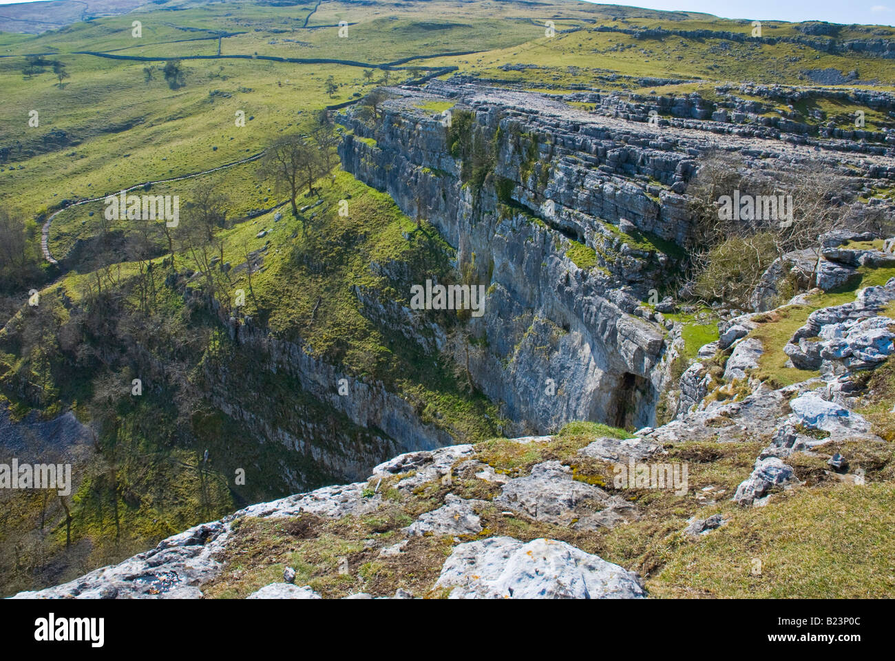 Malham climbing hi-res stock photography and images - Alamy