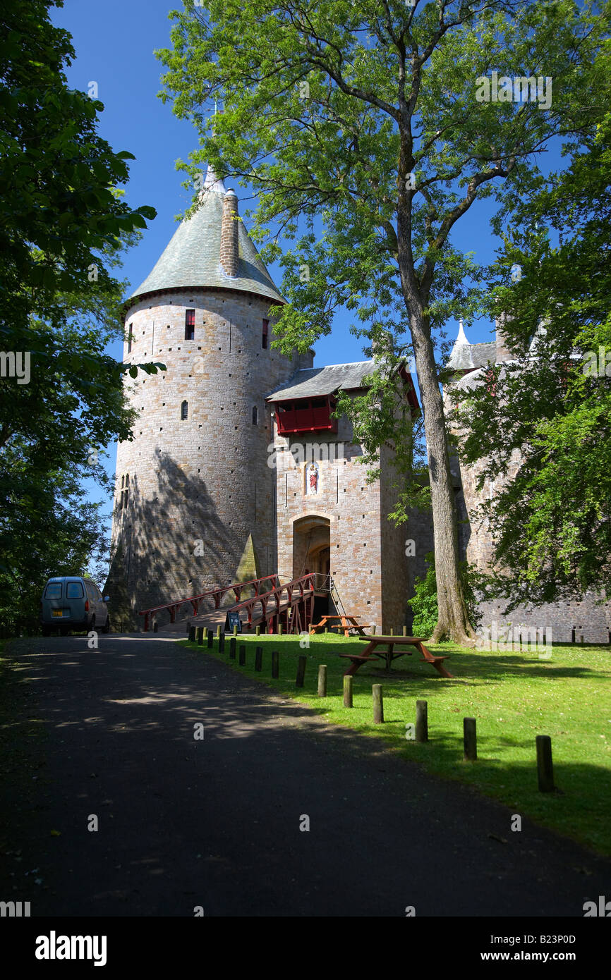 Castell Coch, (Red Castle), Tongwynlais, Wales, UK Stock Photo - Alamy