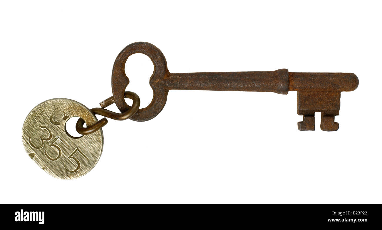 old rusty skeleton key Stock Photo - Alamy