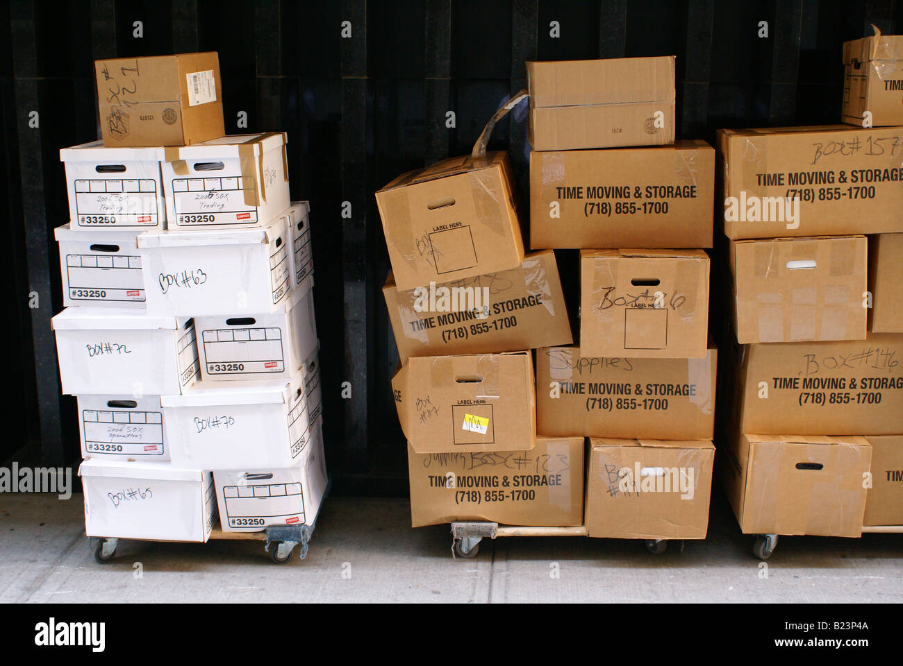 Boxes for storage Stock Photo - Alamy