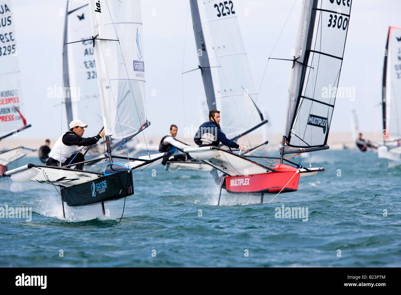 International Moth World Championships Weymouth WPNSA, 2008 Stock Photo ...