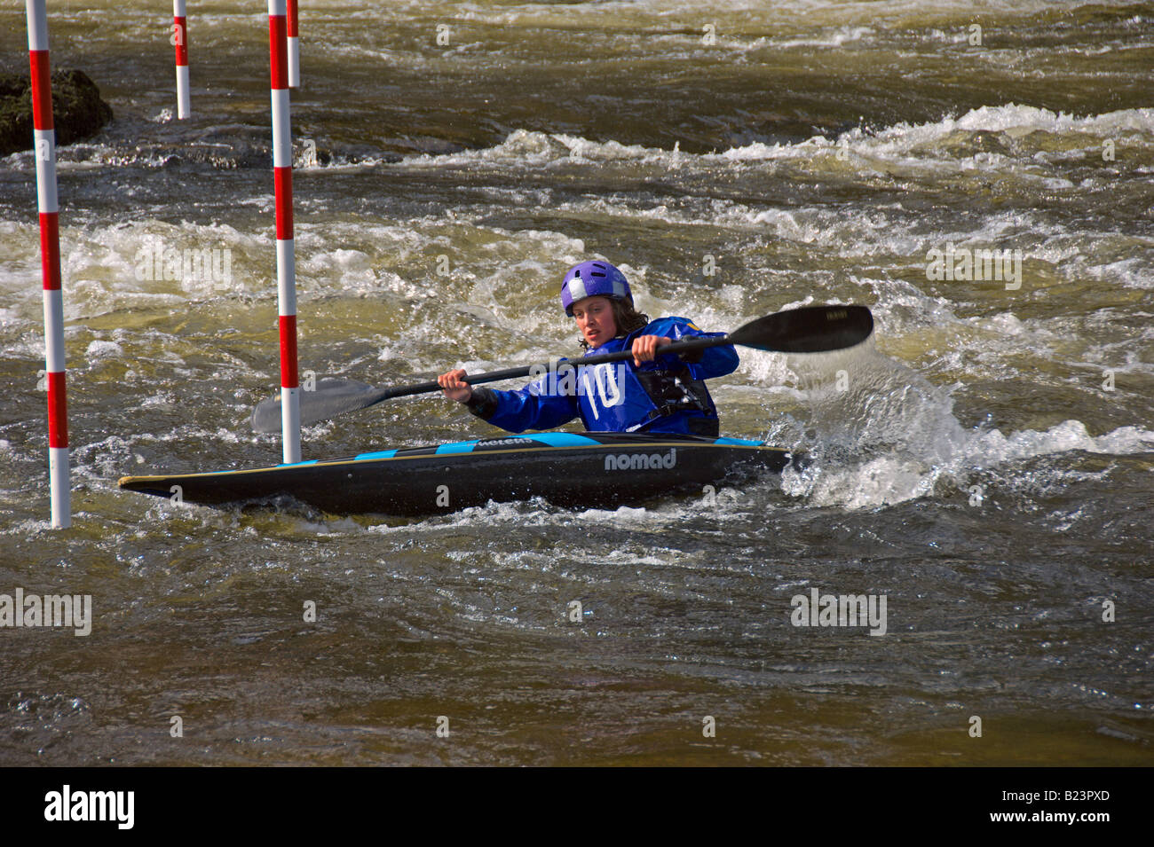 Canoe Slalom National Championships at Grandtully River Tay Perthshire ...