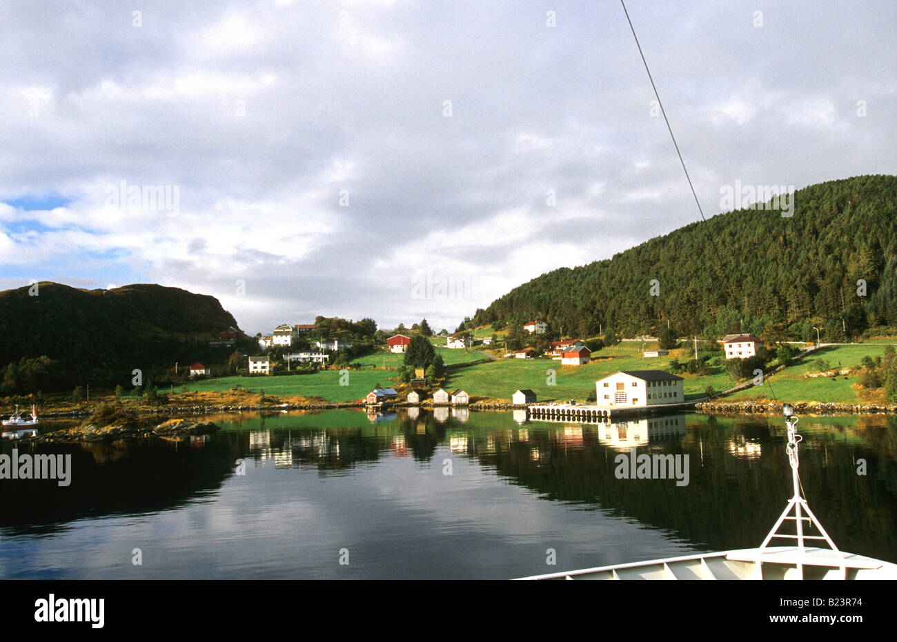 M/S Polarlys approaching Torvik, Norway Stock Photo - Alamy