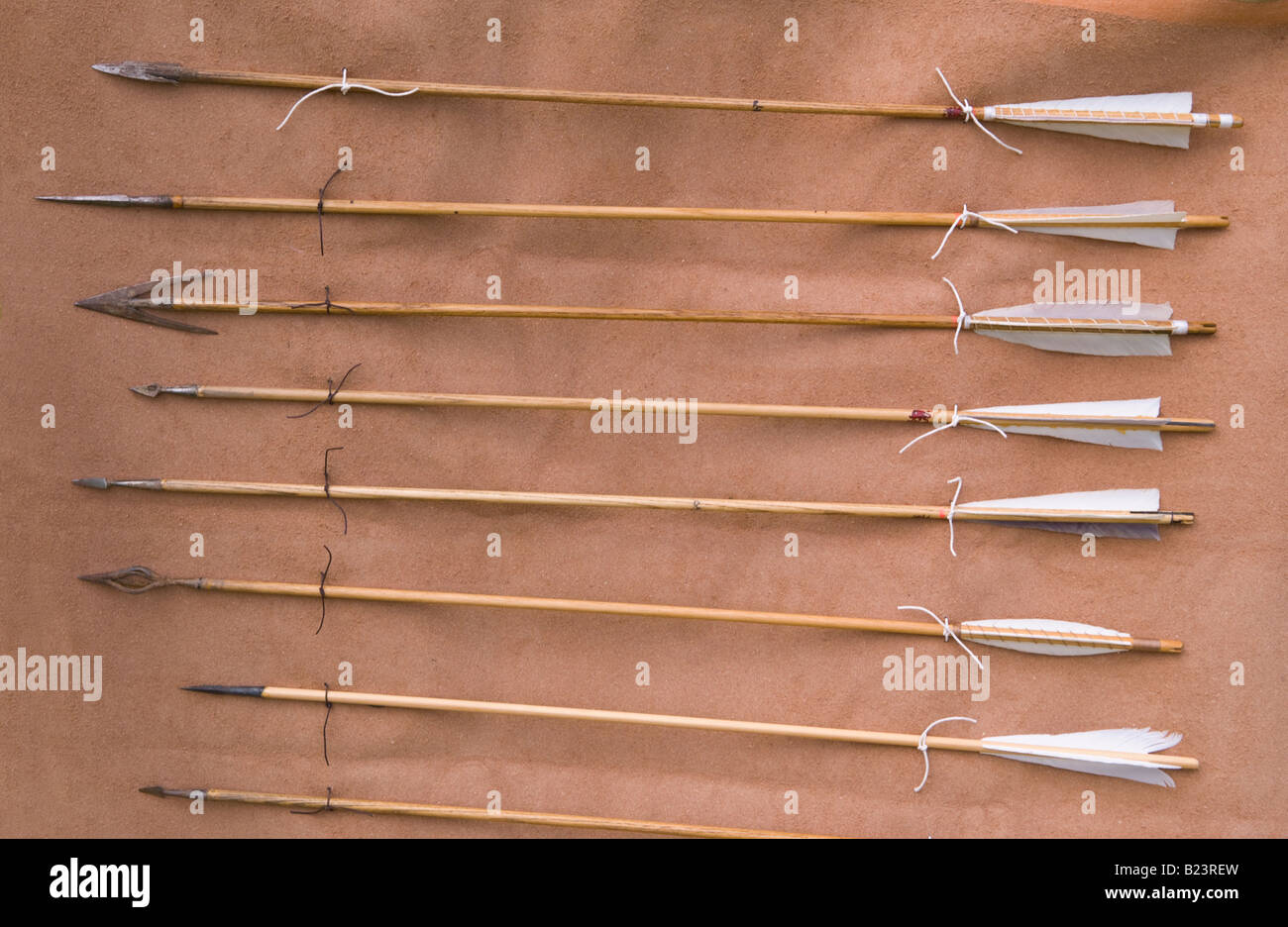 Display of arrows at Skenfrith Medieval Fun Day Monmouthshire Wales UK ...