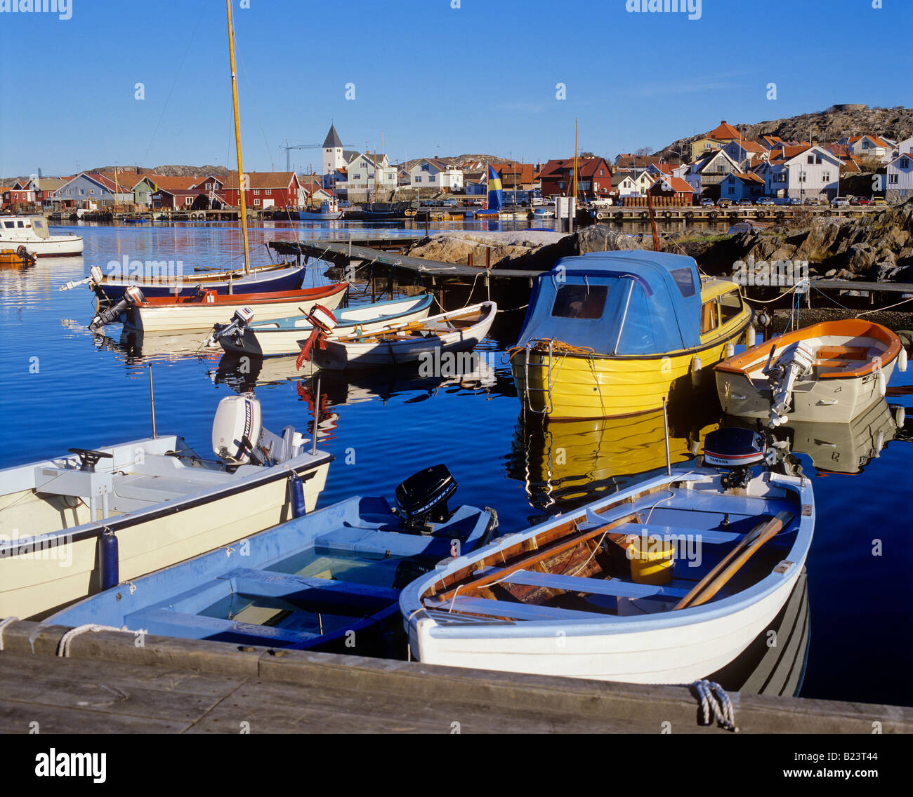 fishing village of skarhamn thorn island west coast archipelago region of bohuslan sweden Stock ...