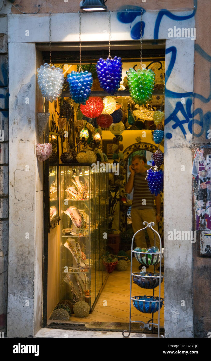 Small shop Trastevere area of Rome Italy Stock Photo - Alamy