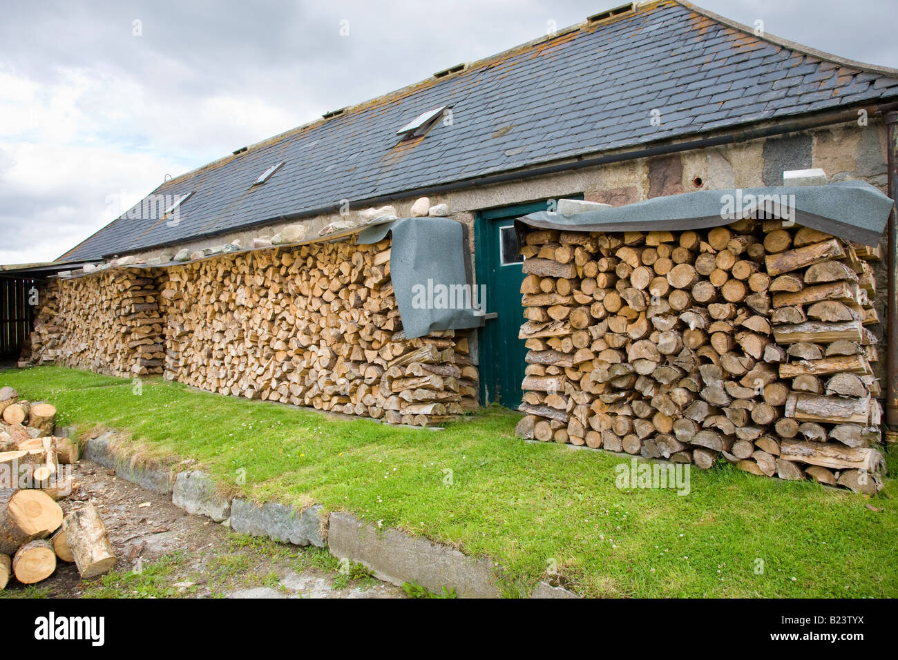 Scottish Log Scene High Resolution Stock Photography and Images - Alamy