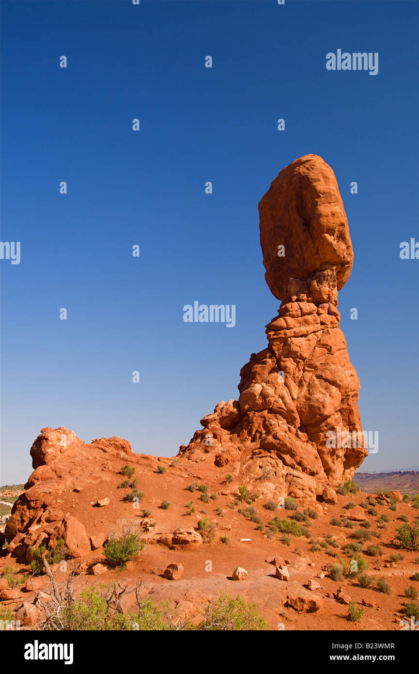 Natural red rocks at Arches National Park in Utah USA Stock Photo - Alamy