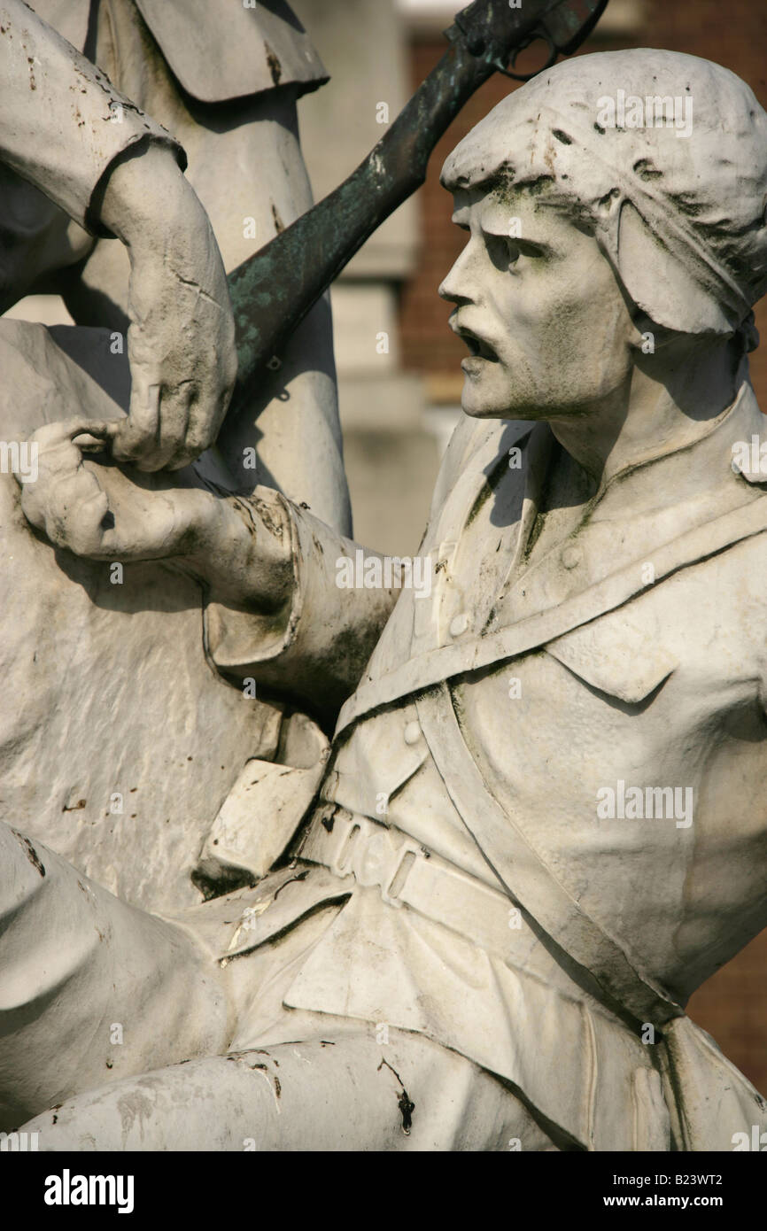 City of Kingston upon Hull, England. Hull’s Boer War Memorial at the ...