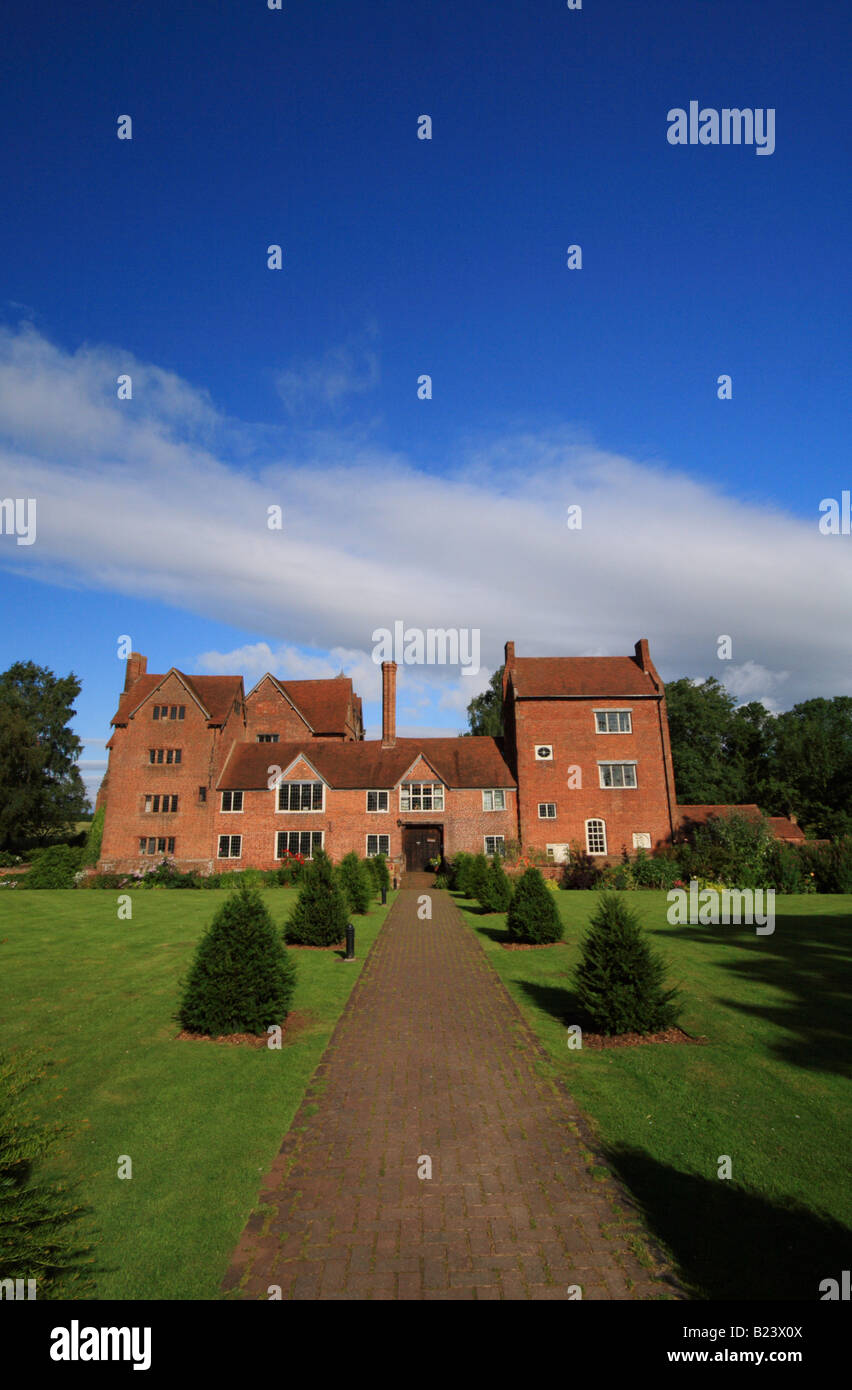 Harvington Hall, Worcestershire located between Kidderminster and ...