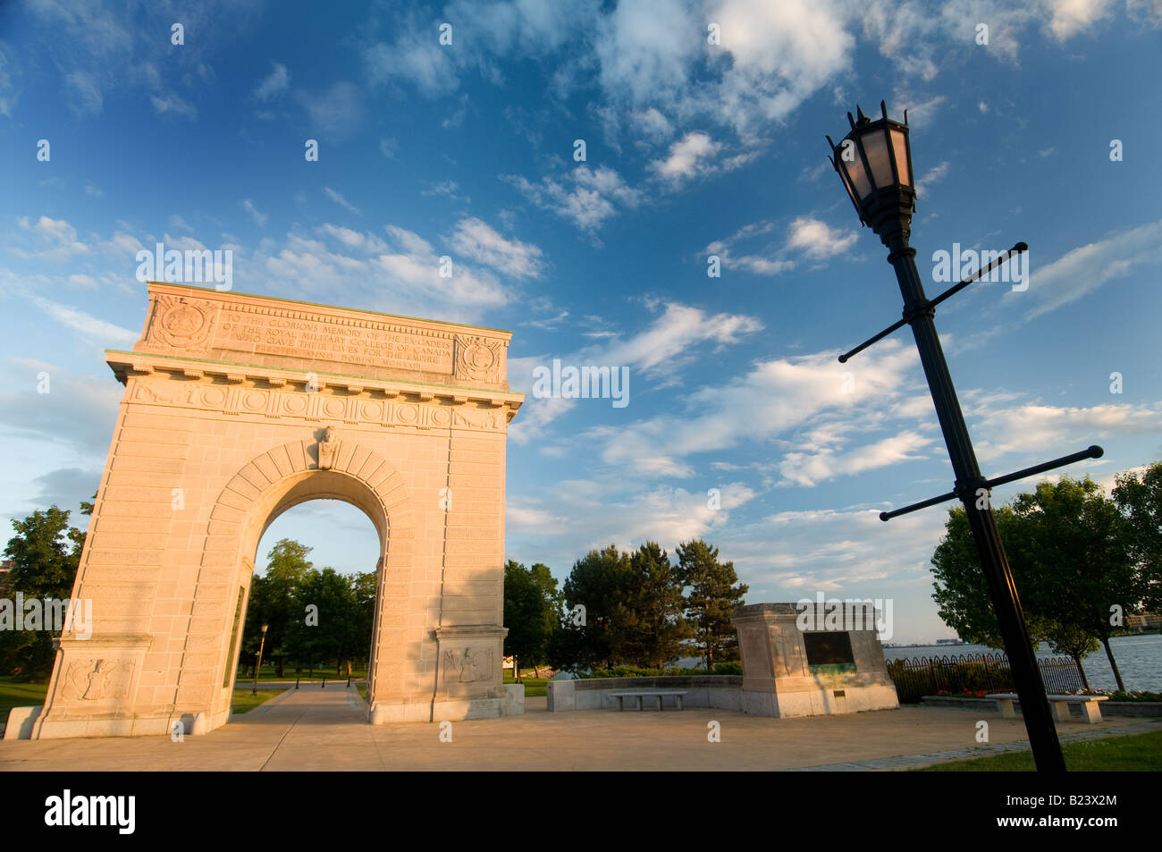 The Royal Military College Memorial Arch in Kingston, Ontario, Canada ...