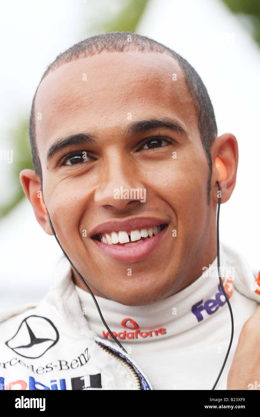 LEWIS HAMILTON AT GOODWOOD Stock Photo - Alamy