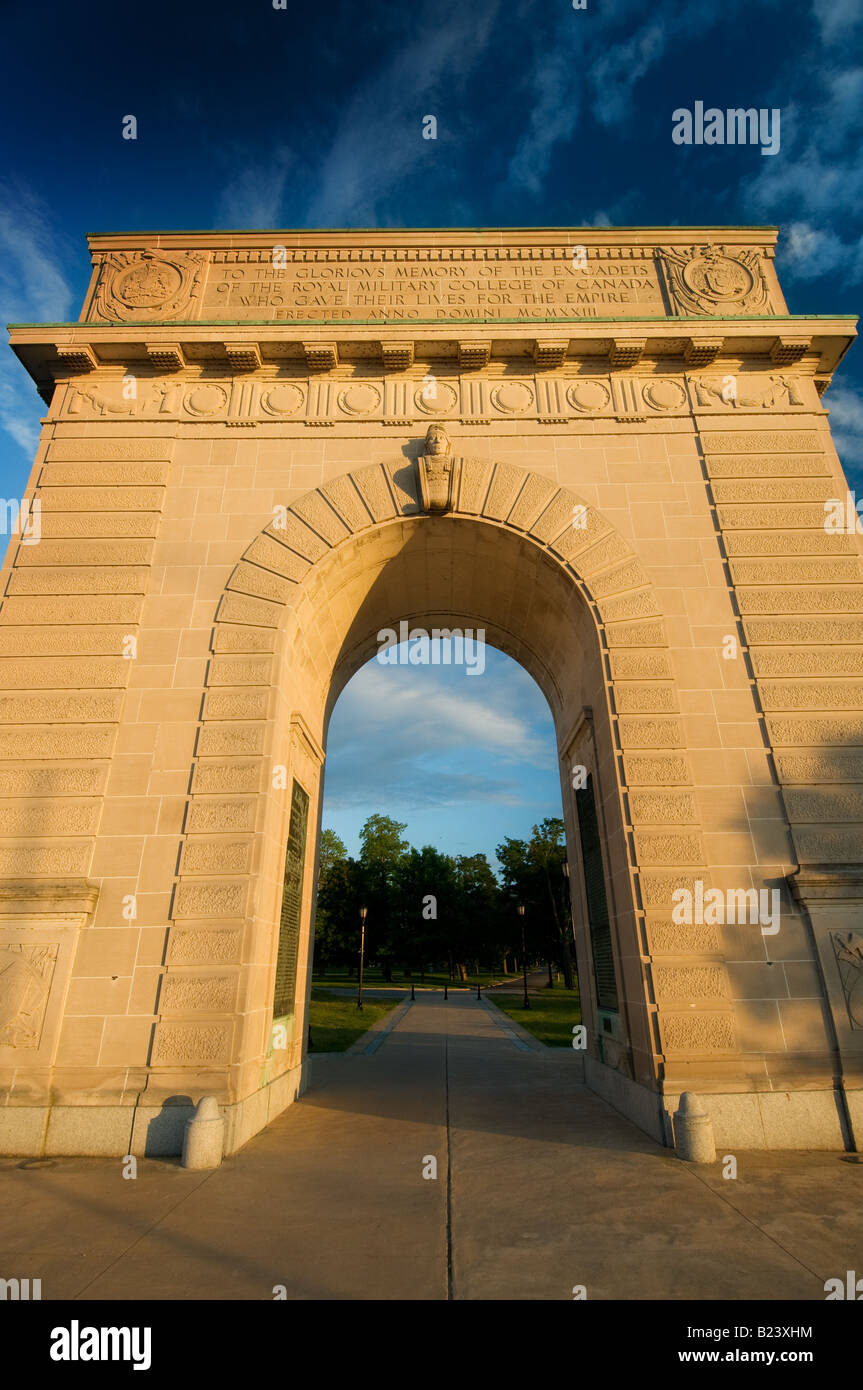 The Royal Military College Memorial Arch in Kingston, Ontario, Canada ...