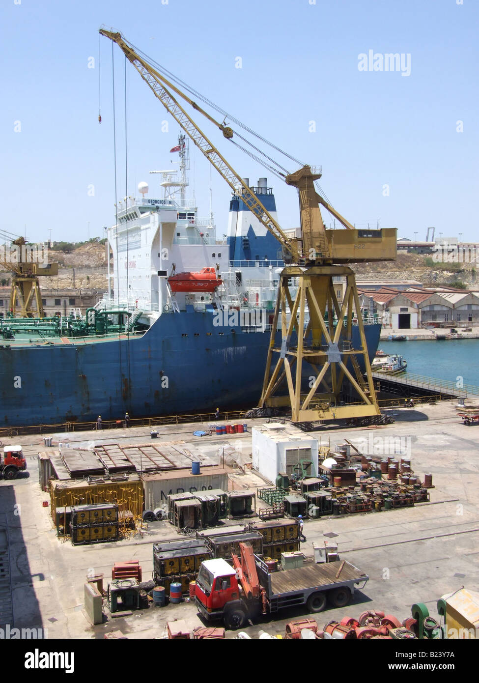 Malta dockyard hi-res stock photography and images - Alamy