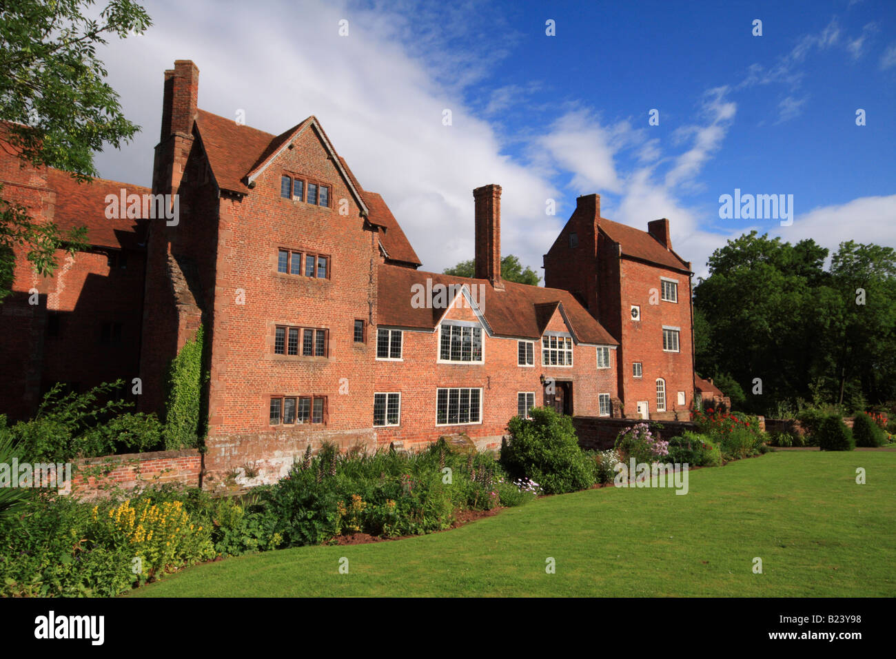 Harvington Hall, Worcestershire located between Kidderminster and ...