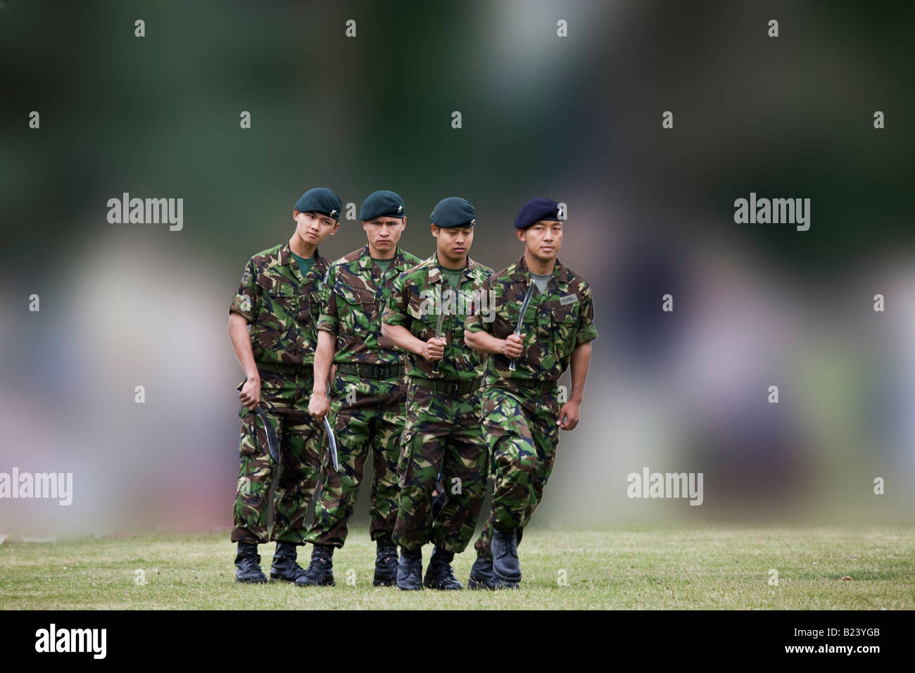 Gurkha Soldiers Stock Photos & Gurkha Soldiers Stock Images - Alamy