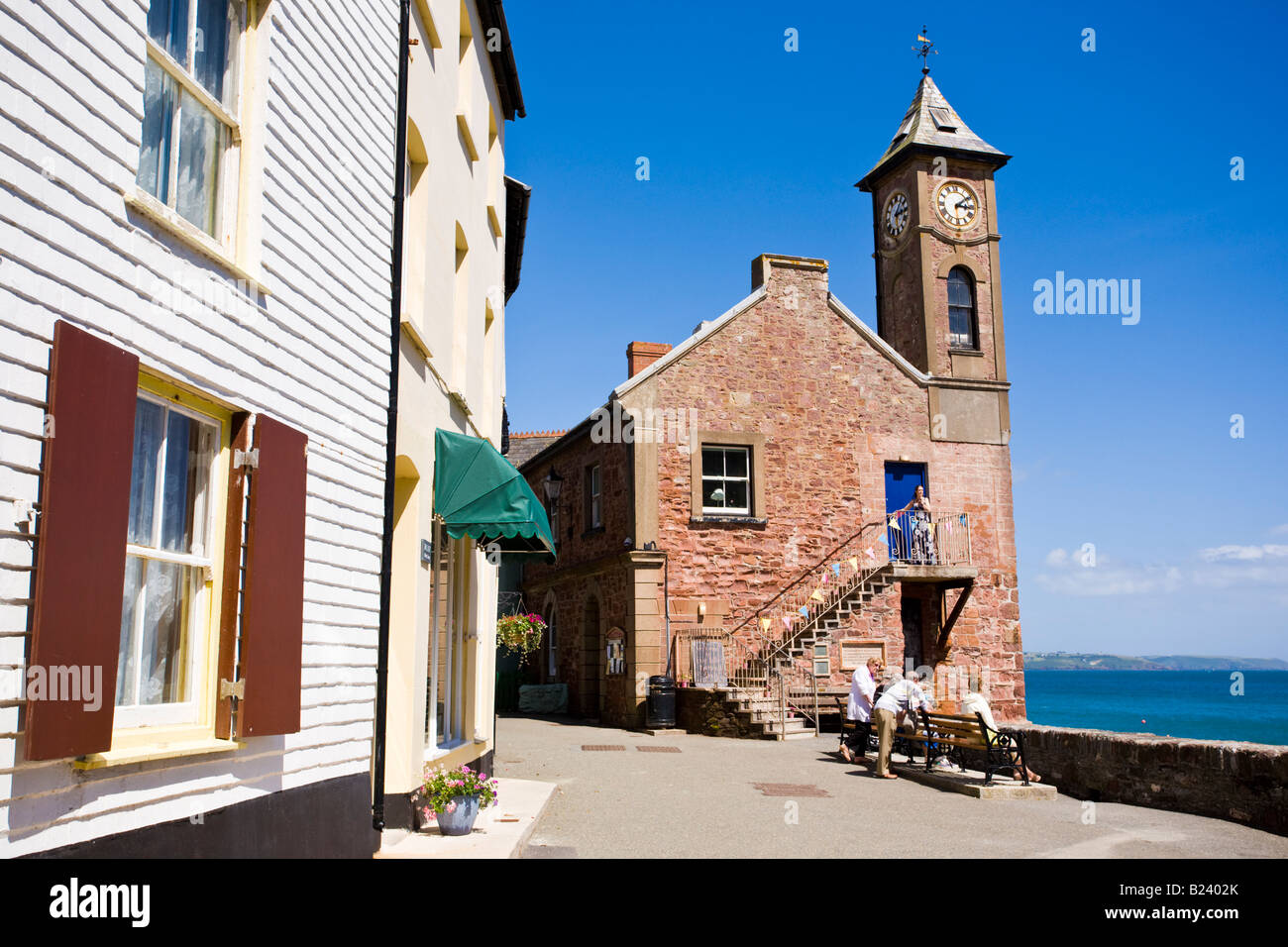 Institute or community hall with its distinctive Clock Tower at ...