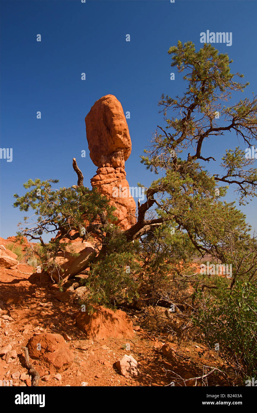 Natural red rocks at Arches National Park in Utah USA Stock Photo - Alamy