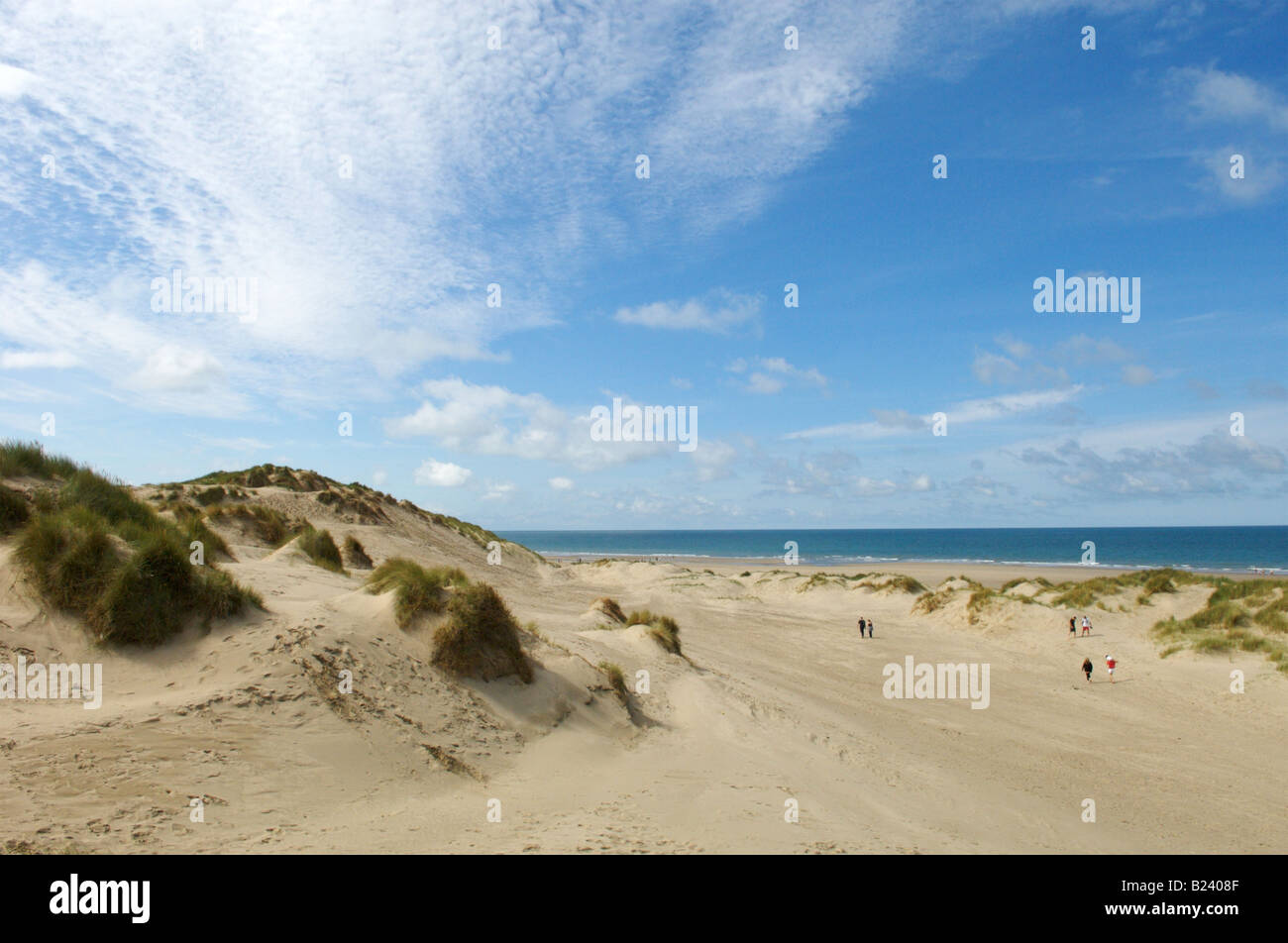 The beach at Shell Island, Gwynedd, North Wales Stock Photo - Alamy