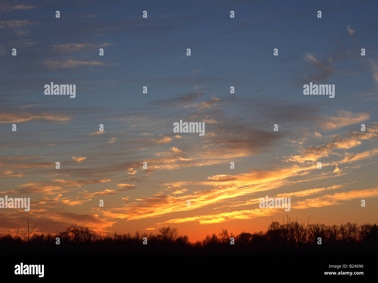evening skyscape after sunset Stock Photo - Alamy