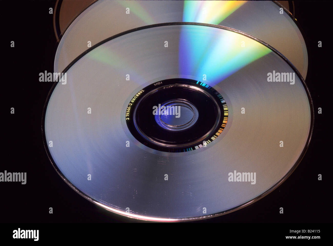 COMPACT DISCS DIGITAL STORAGE CDs DVDs Stock Photo - Alamy