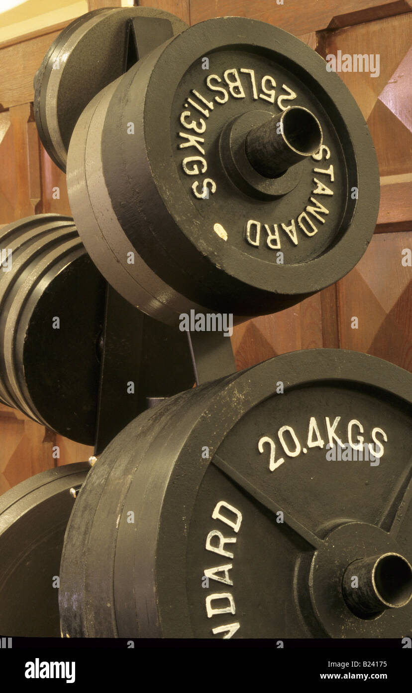 STILL LIFE WEIGHT LIFTING EQUIPMENT BARBELLS Stock Photo - Alamy