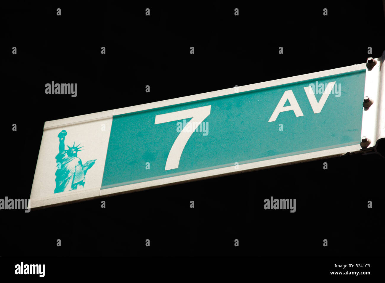 7th Avenue street sign - New York City, USA Stock Photo - Alamy