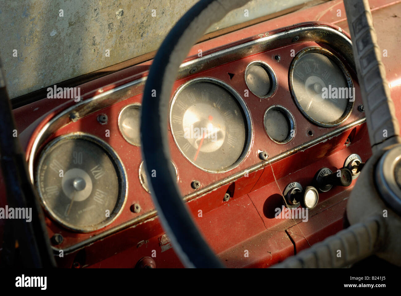 Inside Fire Truck Cab