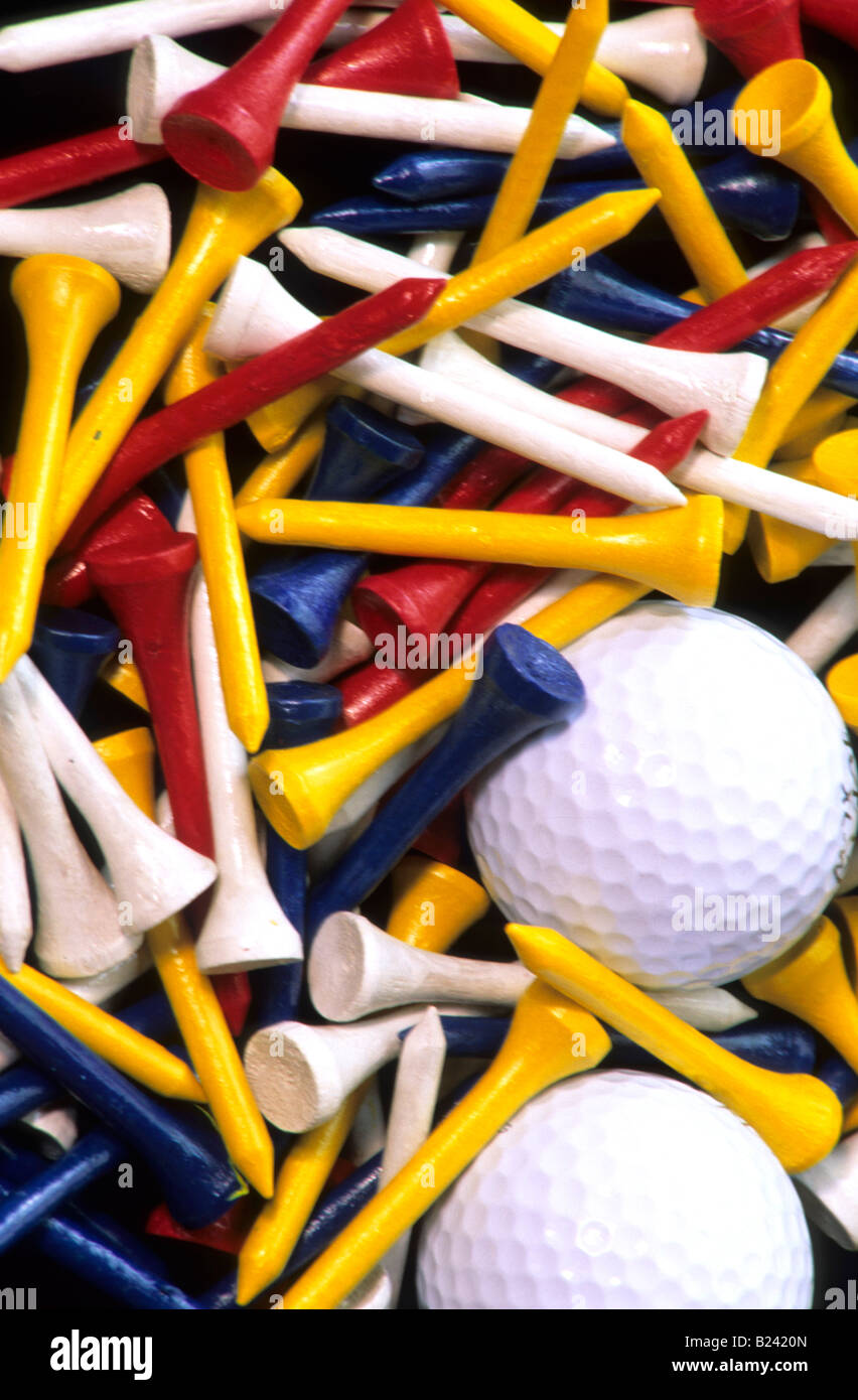 Golf tee tees hi-res stock photography and images - Alamy
