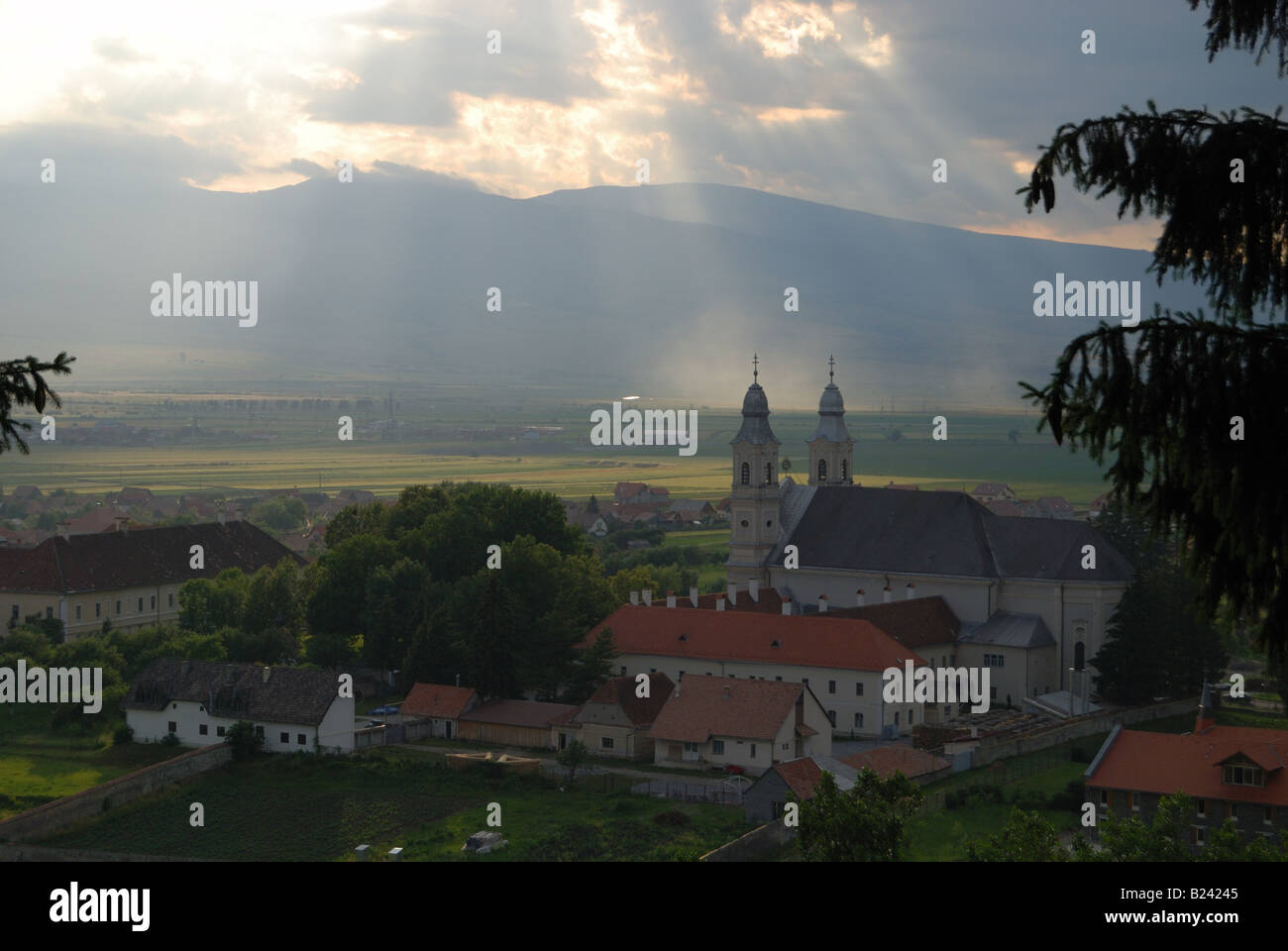 The shrine of the blessed virgin of csiksomlyo hi-res stock photography ...