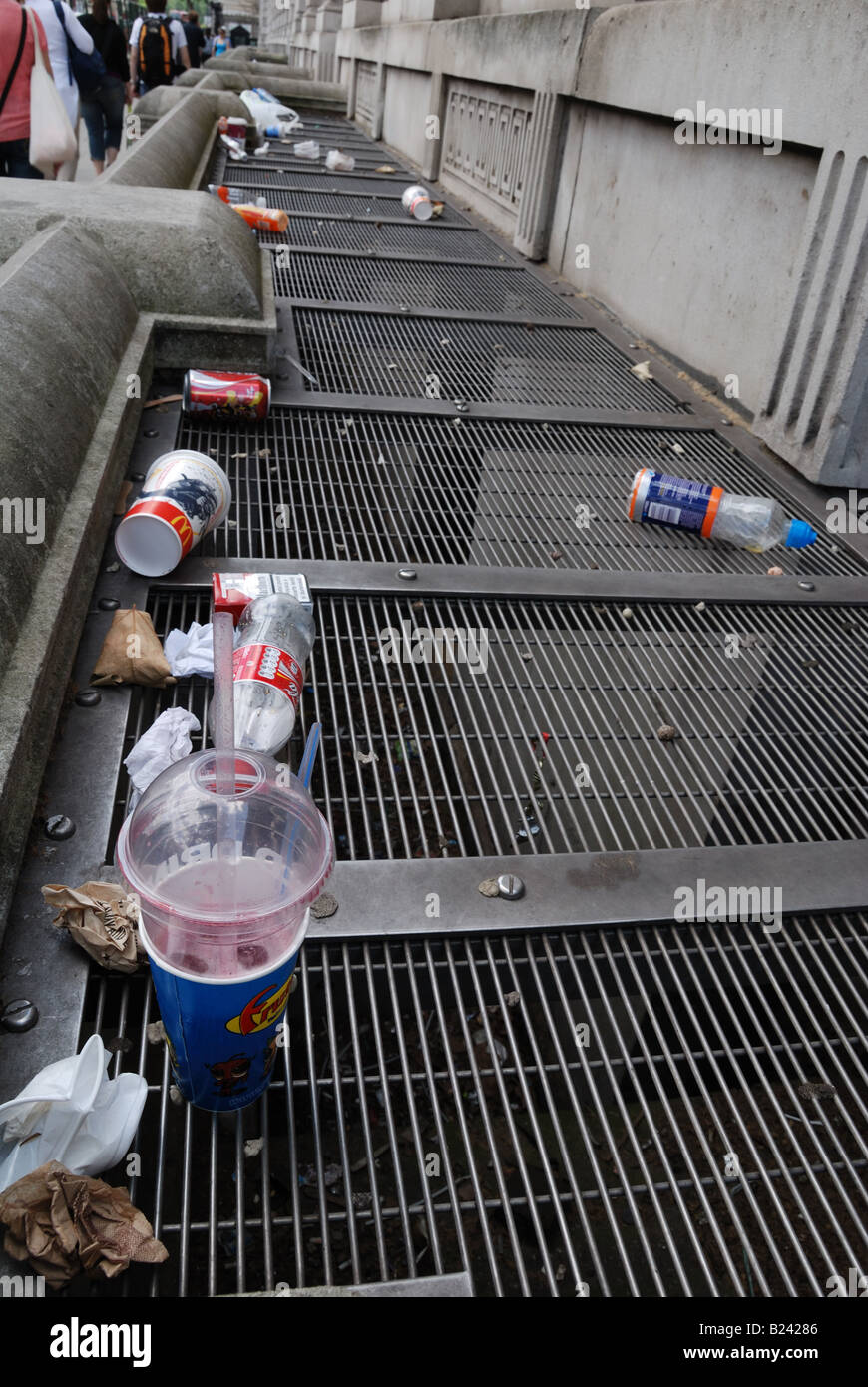 rubbish, London. Trash. Garbage Stock Photo - Alamy