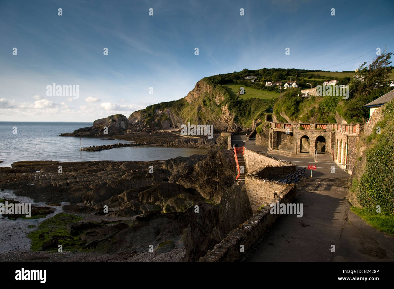 Combe Martin seaside town. North Devon. England Stock Photo - Alamy