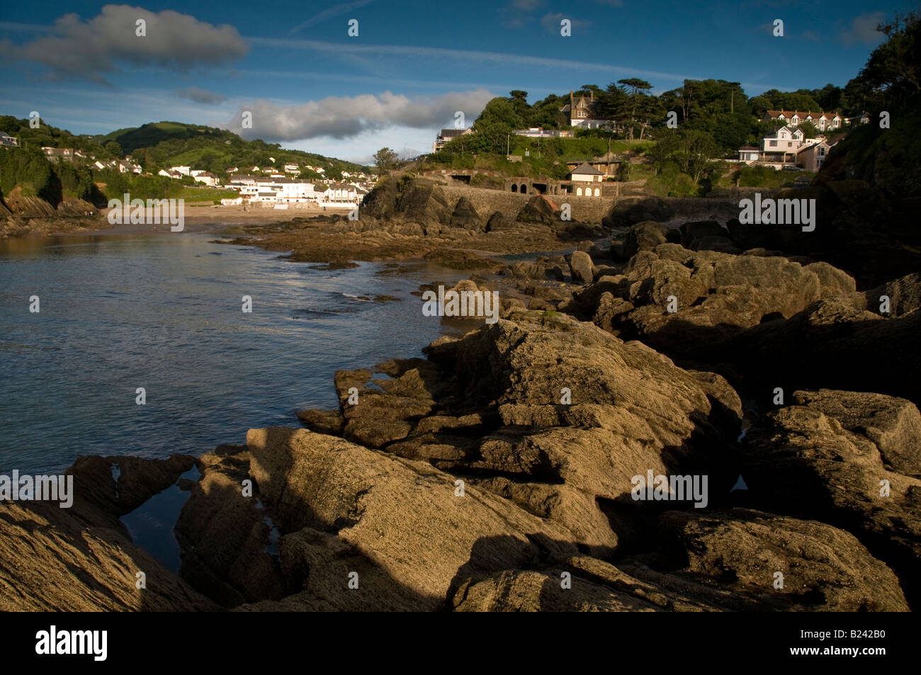 Combe Martin seaside town. North Devon. England Stock Photo - Alamy
