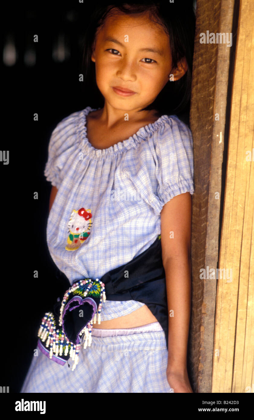 ban hin rong kla hmong village scene, loei, isan thailand Stock Photo ...