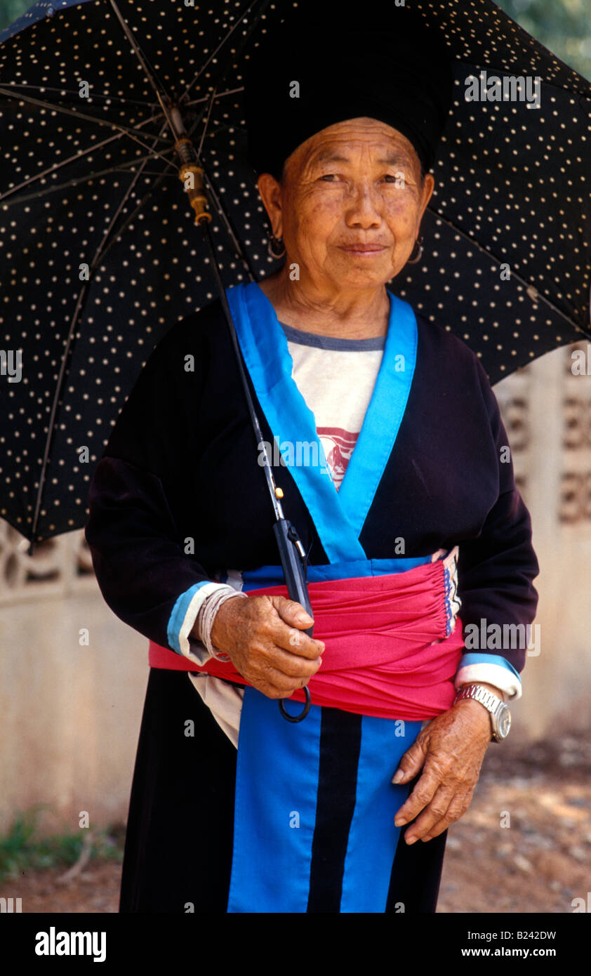 ban hin rong kla hmong village scene, loei, isan thailand Stock Photo ...