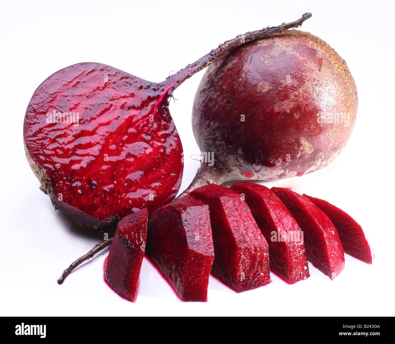 Beet object on a white background Stock Photo - Alamy
