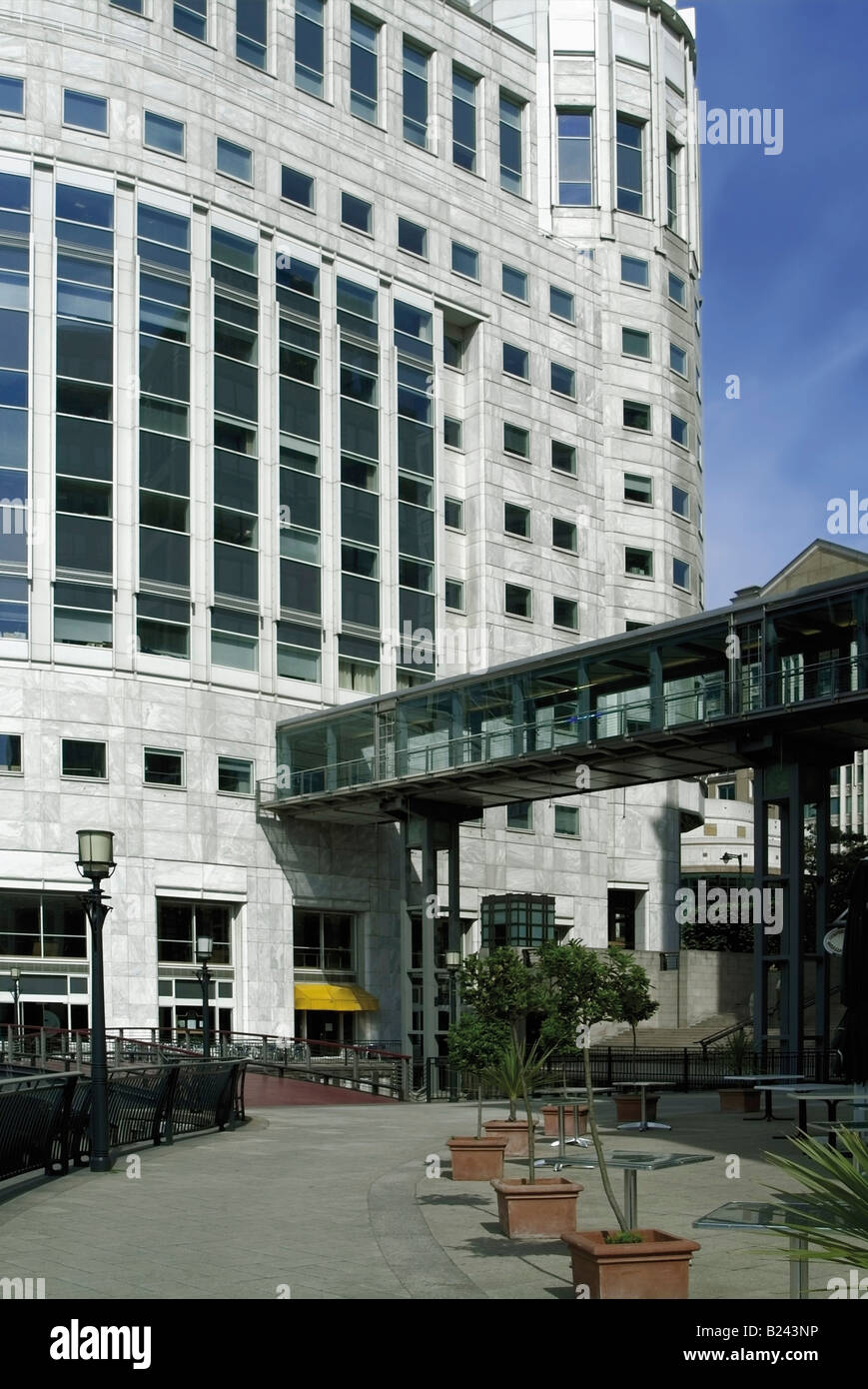 england london docklands canary wharf complex canary riverside Stock ...