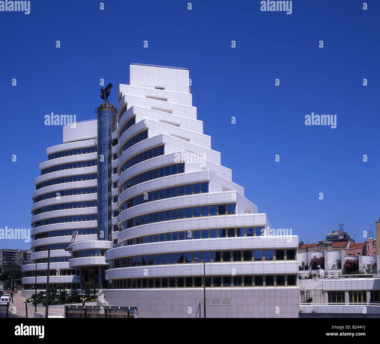 General view of a modern building Location Lisbon city Country Portugal ...