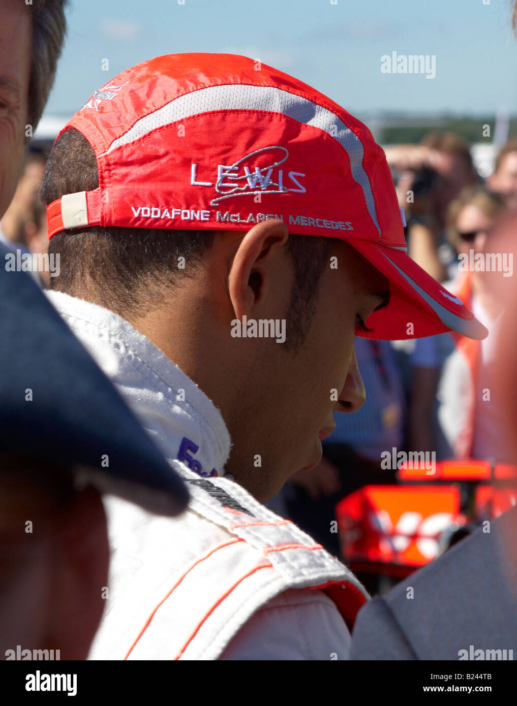 Lewis hamilton bombardier learjet mclaren hi-res stock photography and ...