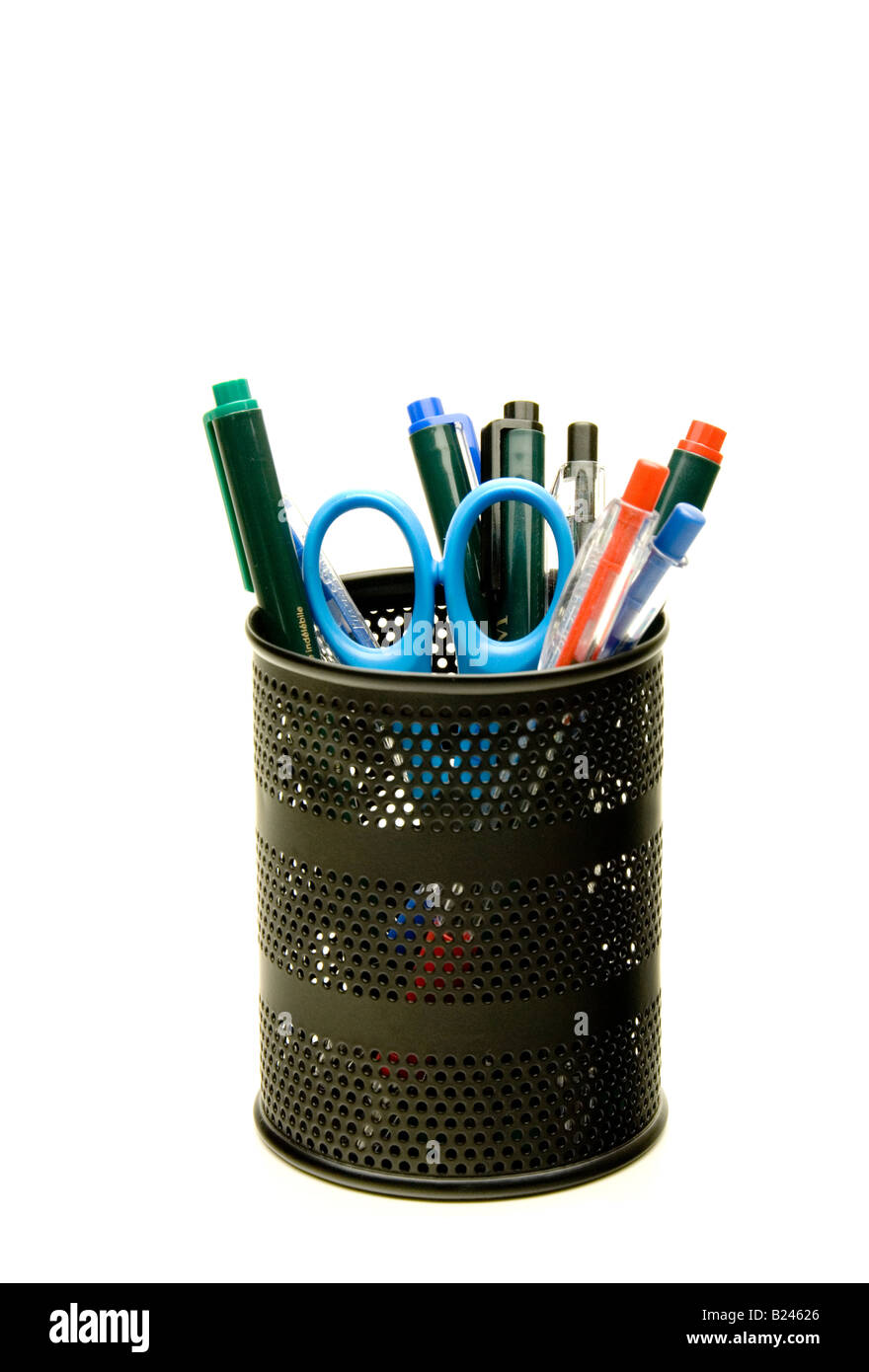 Pot coloured pens cut out hi-res stock photography and images - Alamy
