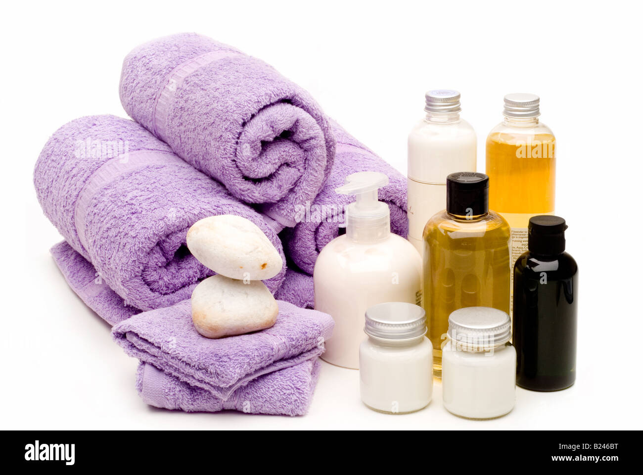 Beauty spa products close up Stock Photo - Alamy
